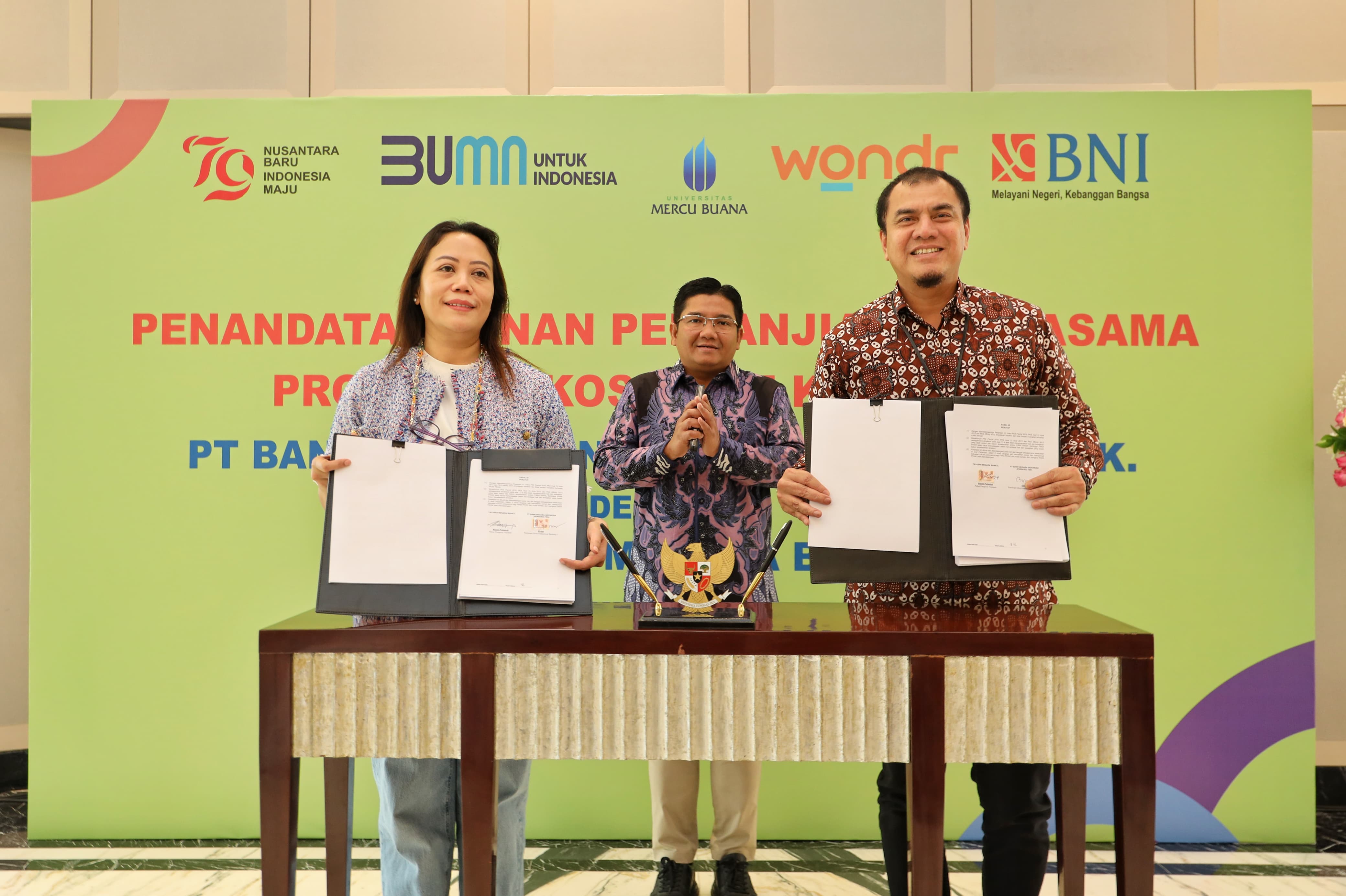 BNI dan Universitas Mercubuana Jalin Kerja Sama Tingkatkan Ekosistem ...
